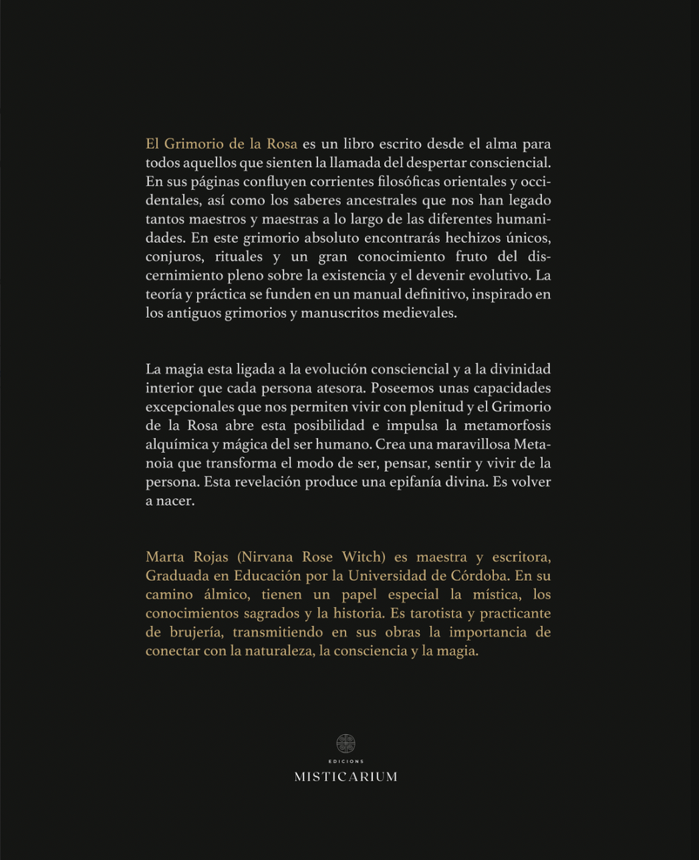 EL GRIMORIO DE LA ROSA - MARTA ROJAS – Swami Manuel