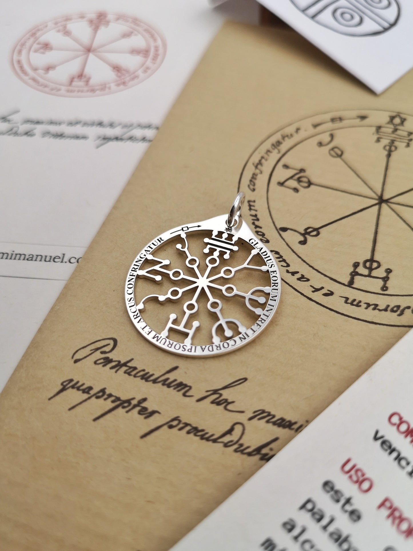 SILVER TALISMAN OF SOLOMON - FOR SUCCESS – Swami Manuel