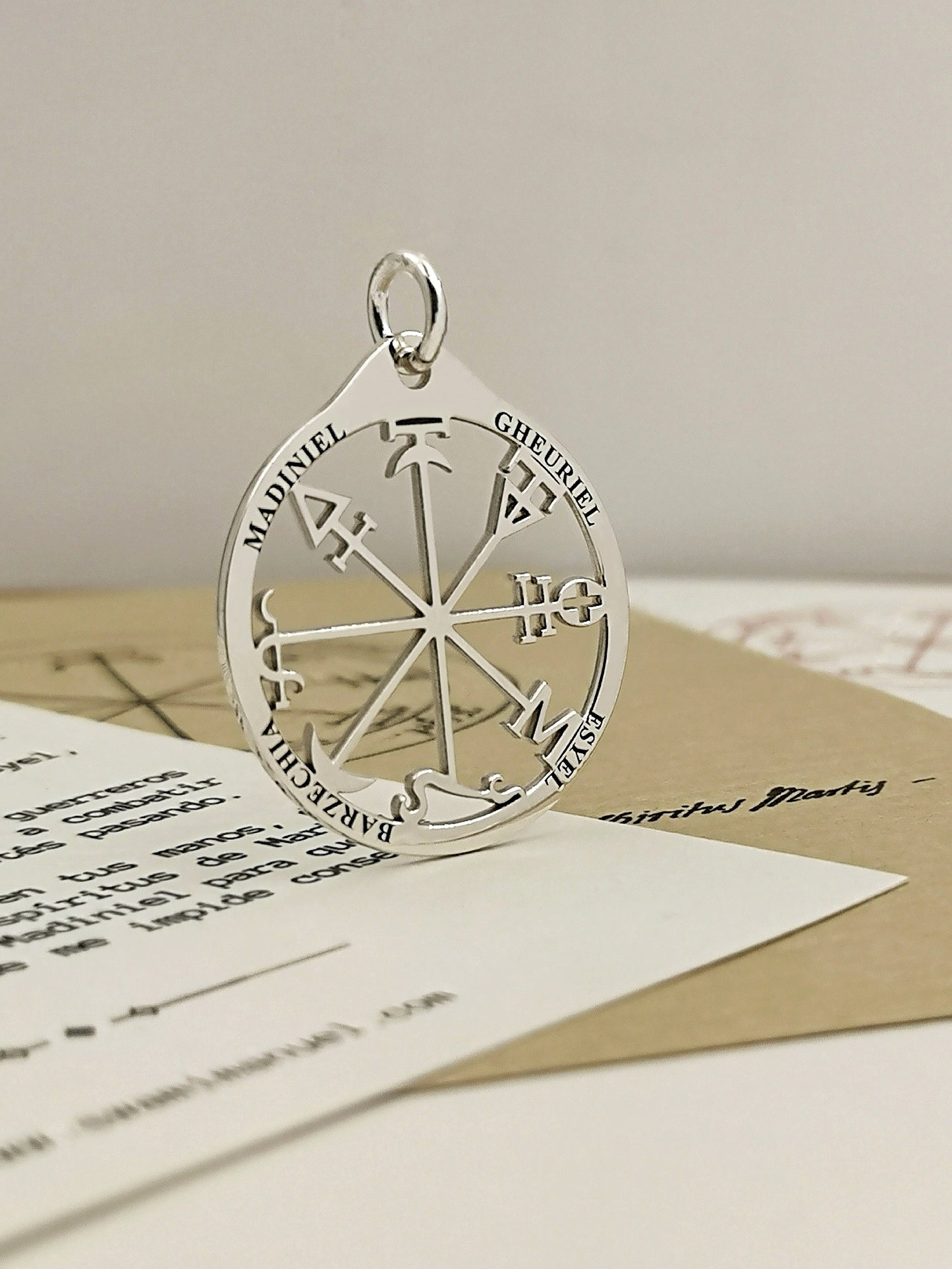 SILVER TALISMAN OF SOLOMON - PROTECTIVE SHIELD – Swami Manuel