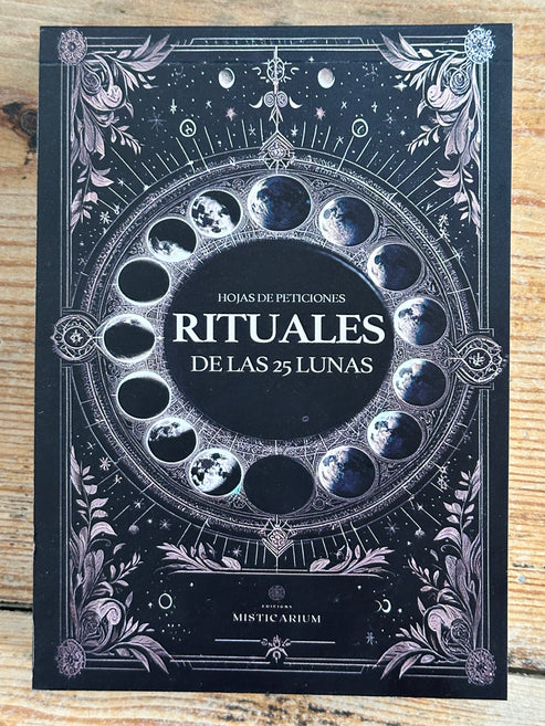 LIBRETA DE LOS RITUALES DE LAS 25 LUNAS - Libro de hojas de peticiones – Swami Manuel